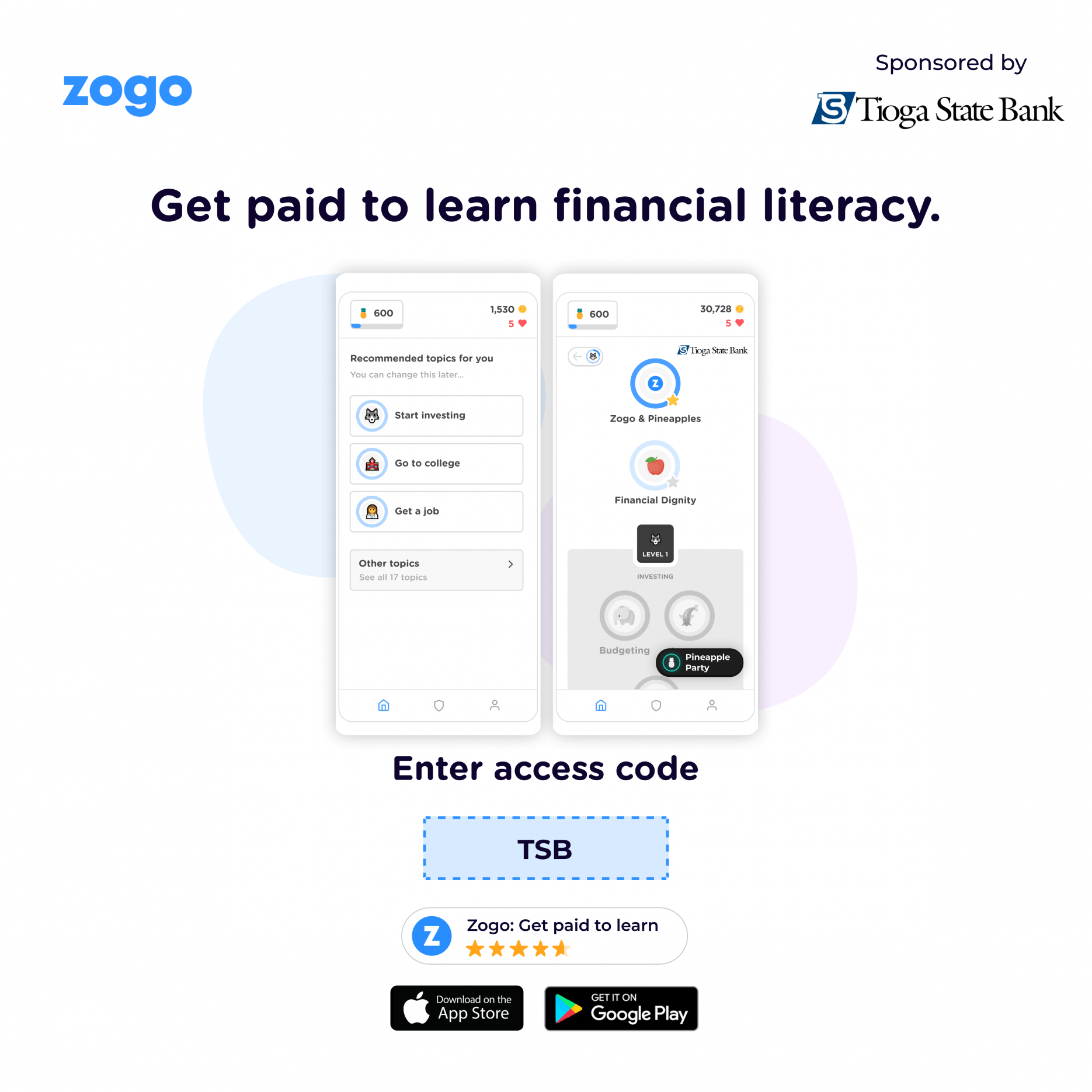 Financial Education - Zogo | Tioga State Bank
